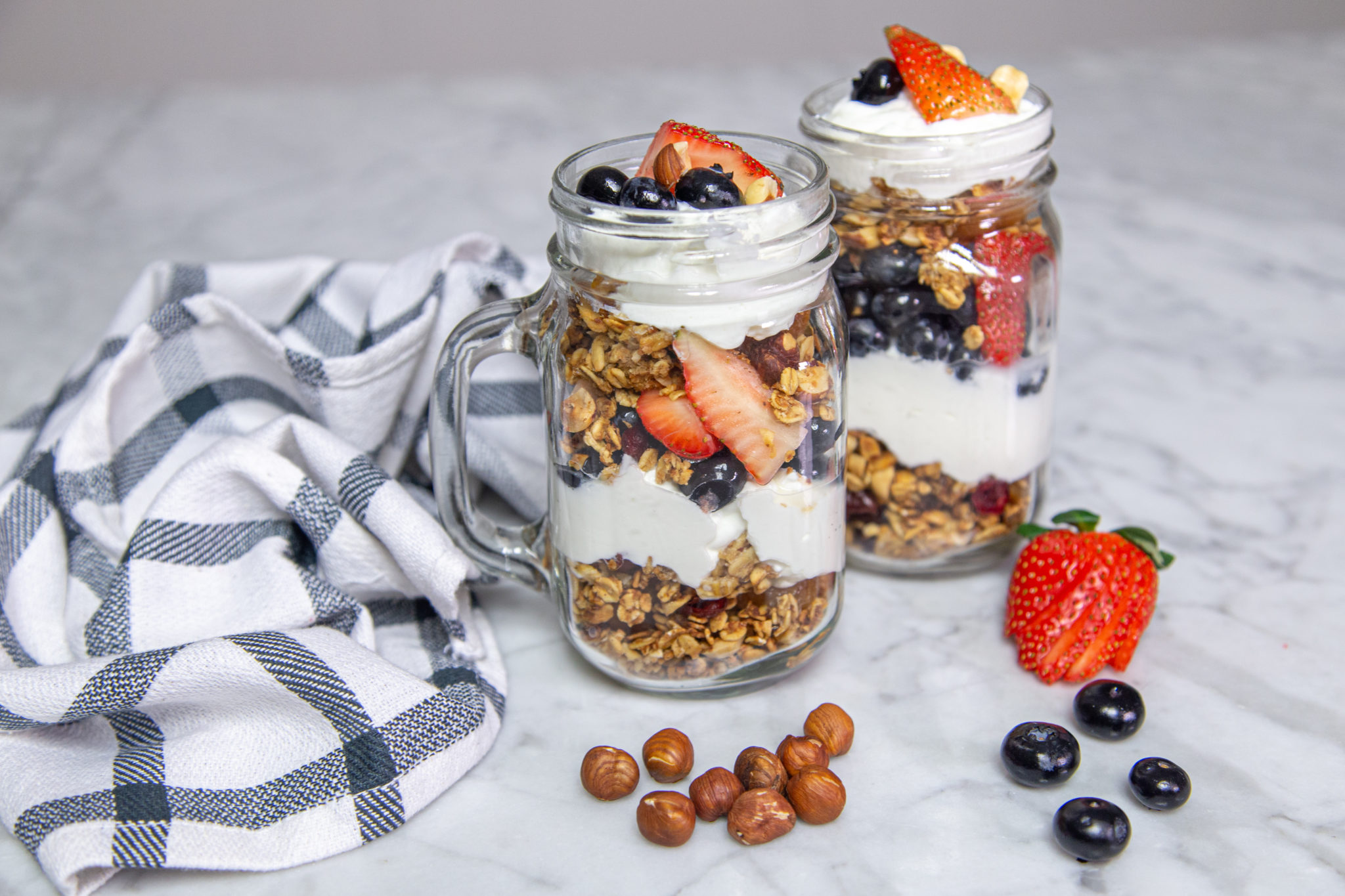 Crunchy Hazelnut Granola Parfait - Nuthealth.org