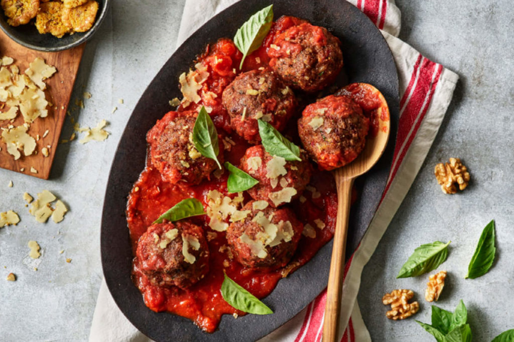 California Walnut Meatless Meatballs - Nuthealth.org